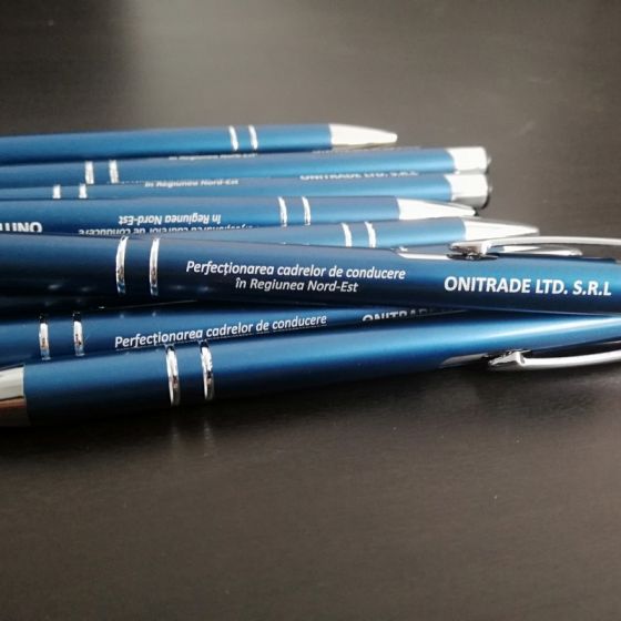 Pix metalic personalizat - Pix metalic gravat